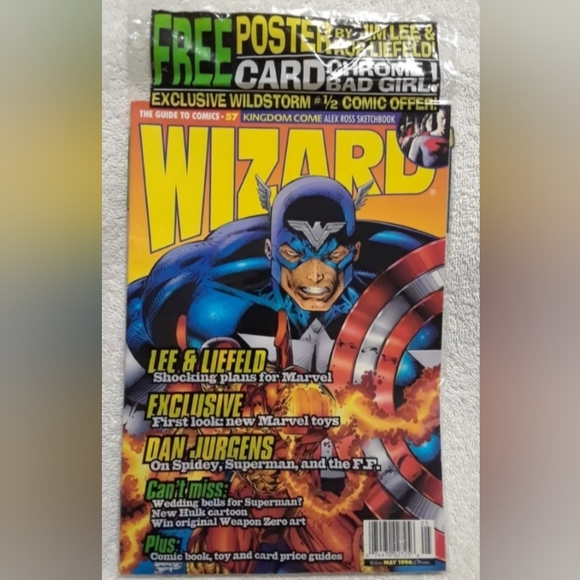 Marvel | Other | Vintage Wizard Magazine The Guide To Comic 57 | Poshmark
